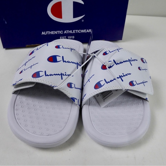 Champion | Shoes | Champion Mega Slide Sandals Cotton Lined Adjustable ...